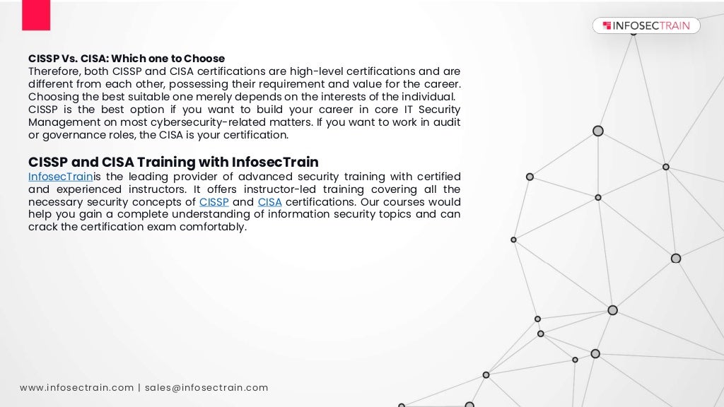 CISSP Vs CISA Which is better for you.pptx