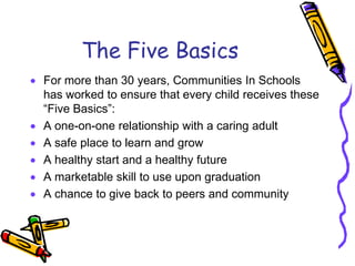 What is Communities in Schools? | PPTX