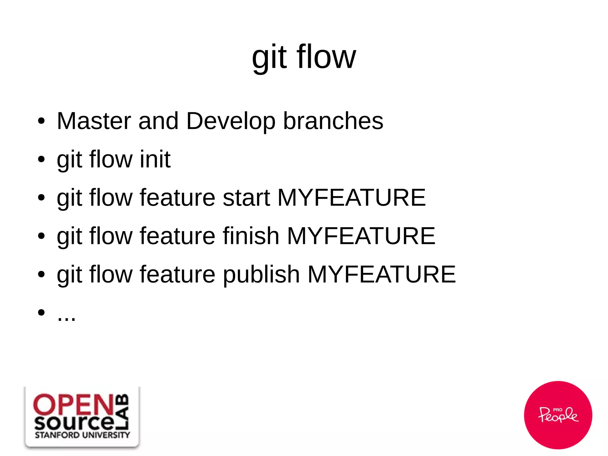 CI and other tools for feature branch development | ODP