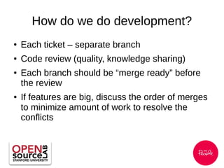 CI and other tools for feature branch development | ODP
