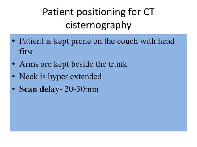 Cisternography sujan | PPTX | Ear, Nose and Throat Conditions ...