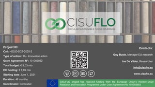 Cisuflo project presentation | PPT