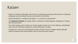 Continuous Improvement techniques | PPTX