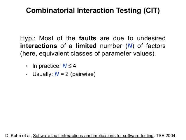 Combinatorial Interaction Testing An Introduction 2018 7557