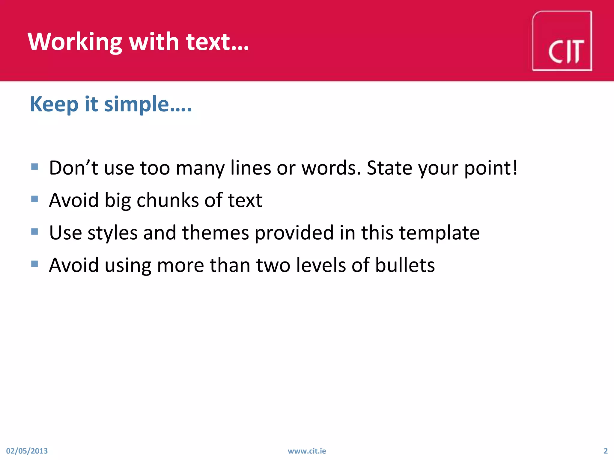 CIT PowerPoint Template | PPTX