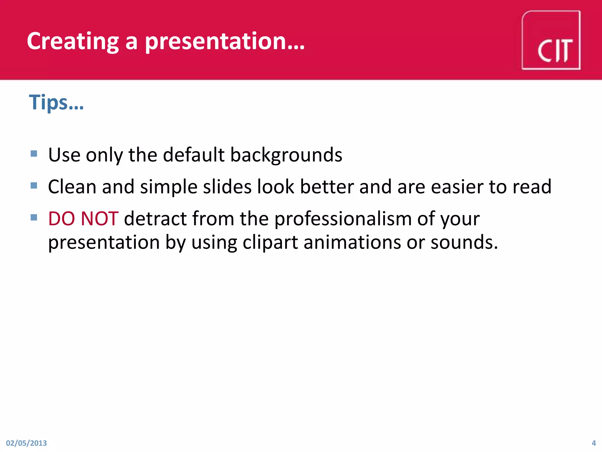 CIT PowerPoint Template | PPTX