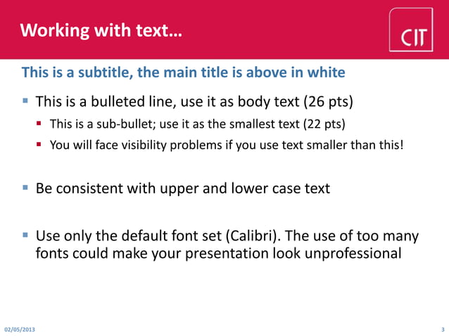 CIT PowerPoint Template | PPTX