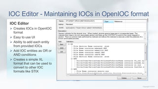 IOCs for modern threat landscape-slideshare | PPTX | Internet | Computing