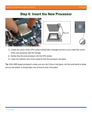 How to replace processor | PDF