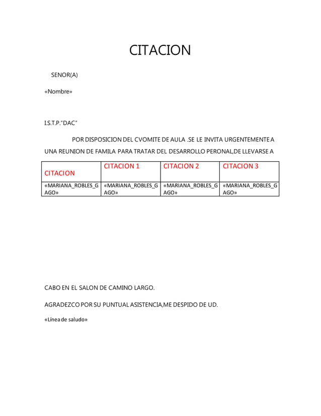 Citacion de gerly | DOCX