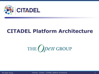 Citadel Platform Architecture | PPT