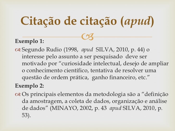 Citações e referências