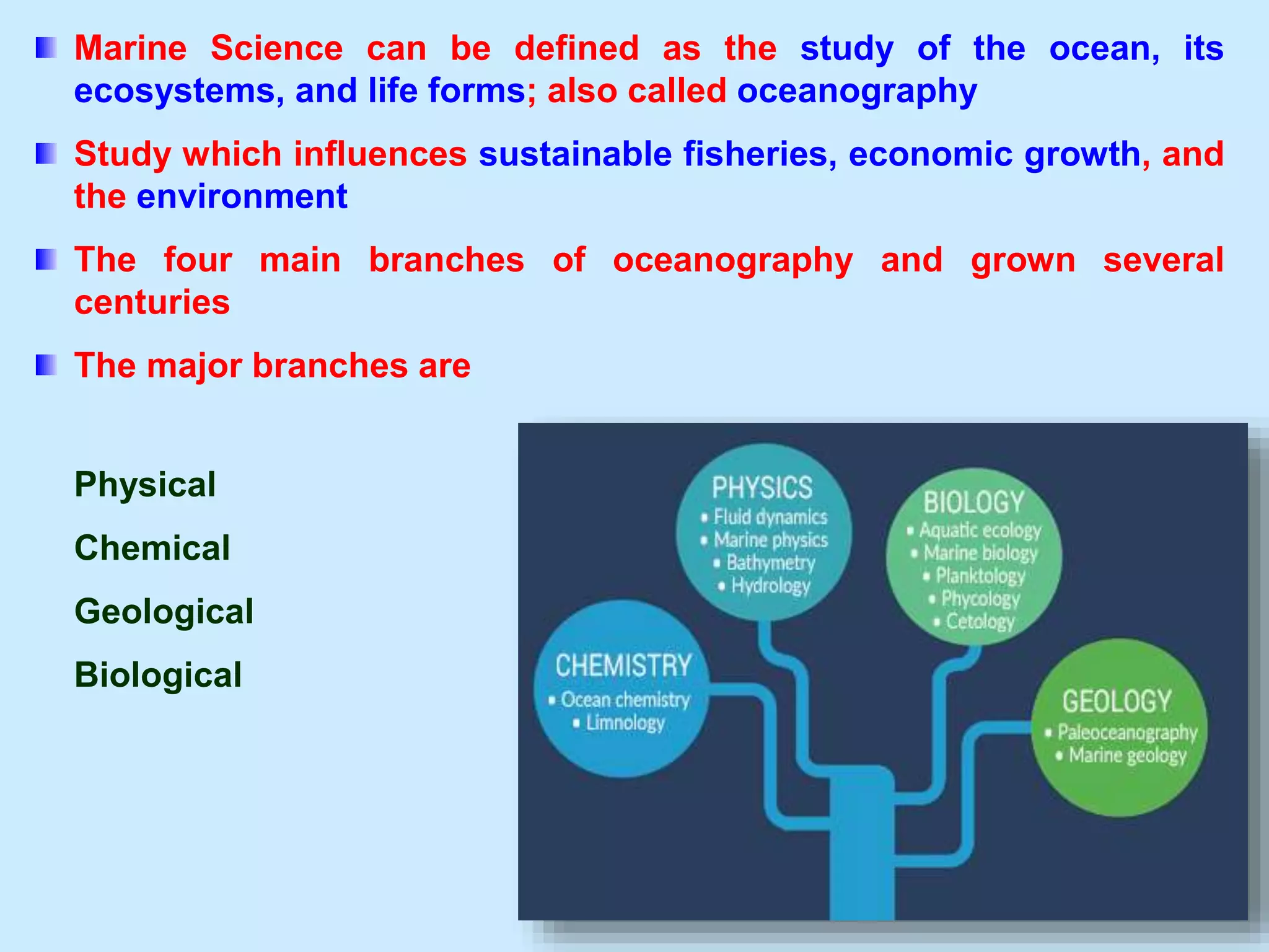 Marine Science and Marine Biotechnology | PPT
