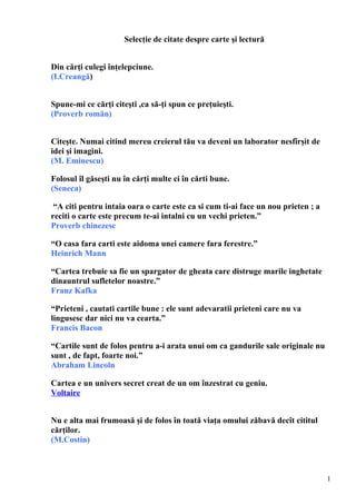 Citate carti | PDF | Free Download