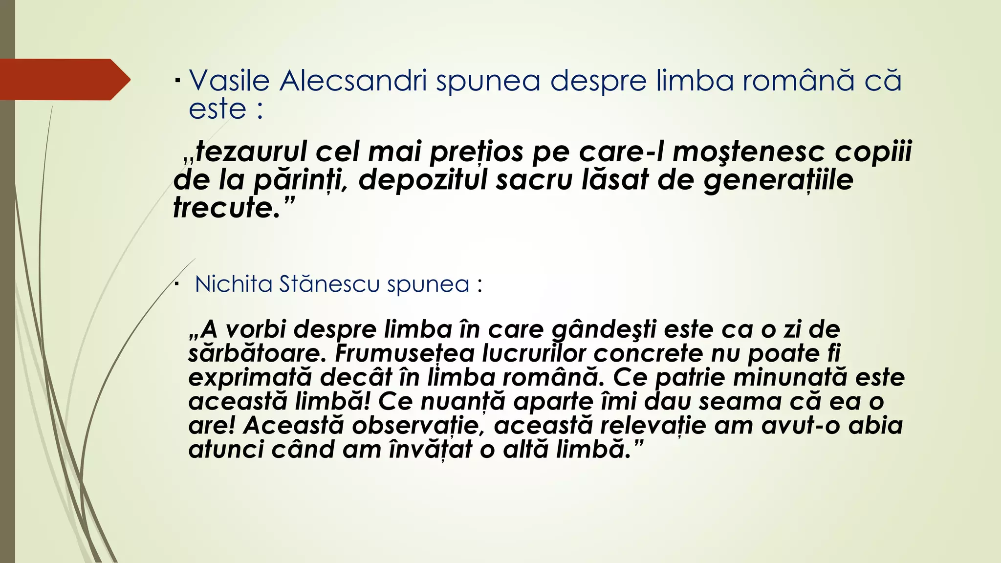 Citate despre limba maternă | PDF