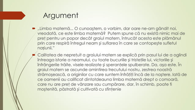 Citate despre limba maternă | PDF