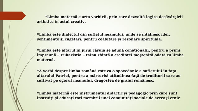 Citate despre limba maternă | PDF