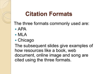 Citation Resources for Division IV | PPTX