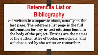 Language Lesson on Citation Quarter four | PPT