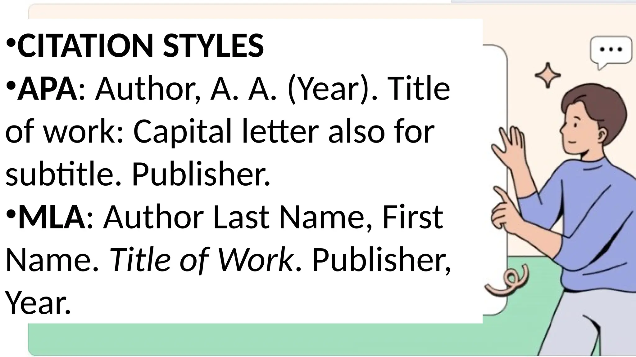 CITES SPECIFIC SOURCES TO SUPPORT CLAIMS pptx | PPTX