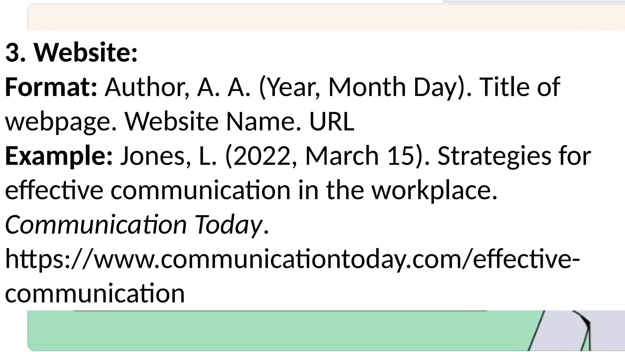 CITES SPECIFIC SOURCES TO SUPPORT CLAIMS pptx | PPTX