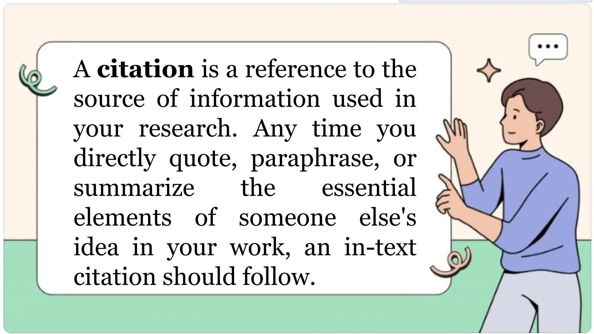 CITES SPECIFIC SOURCES TO SUPPORT CLAIMS pptx | PPTX