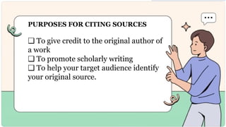 CITES SPECIFIC SOURCES TO SUPPORT CLAIMS pptx | PPTX