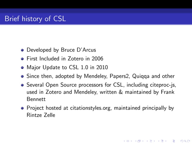 Zotero Workshop - Citation styles | PPT