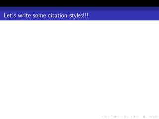 Zotero Workshop - Citation styles | PDF
