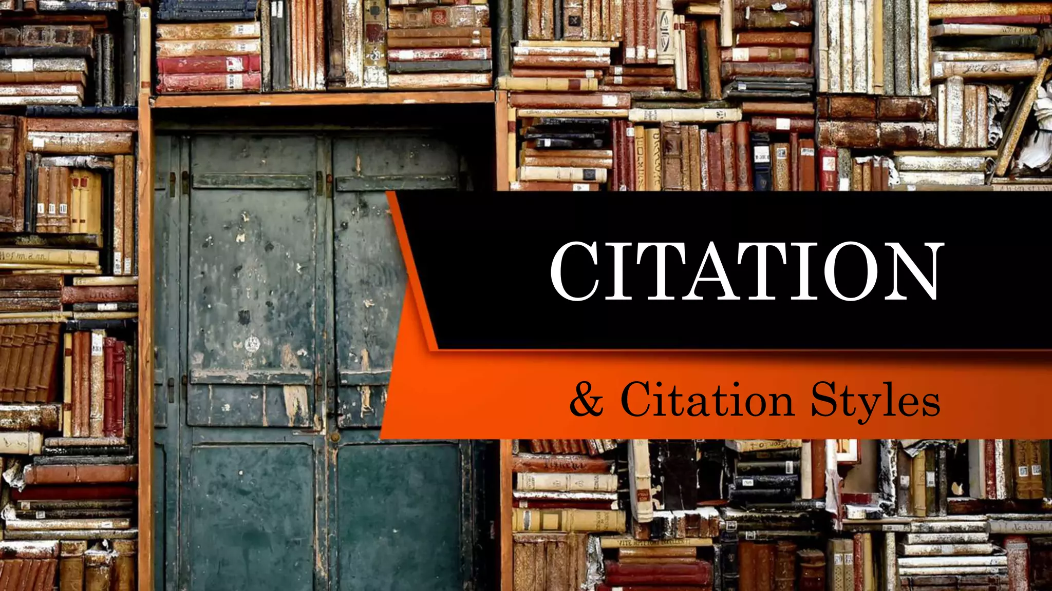 Citation and Citation styles | PPTX