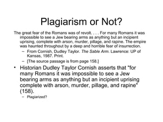 Citation and plagiarism | PPT