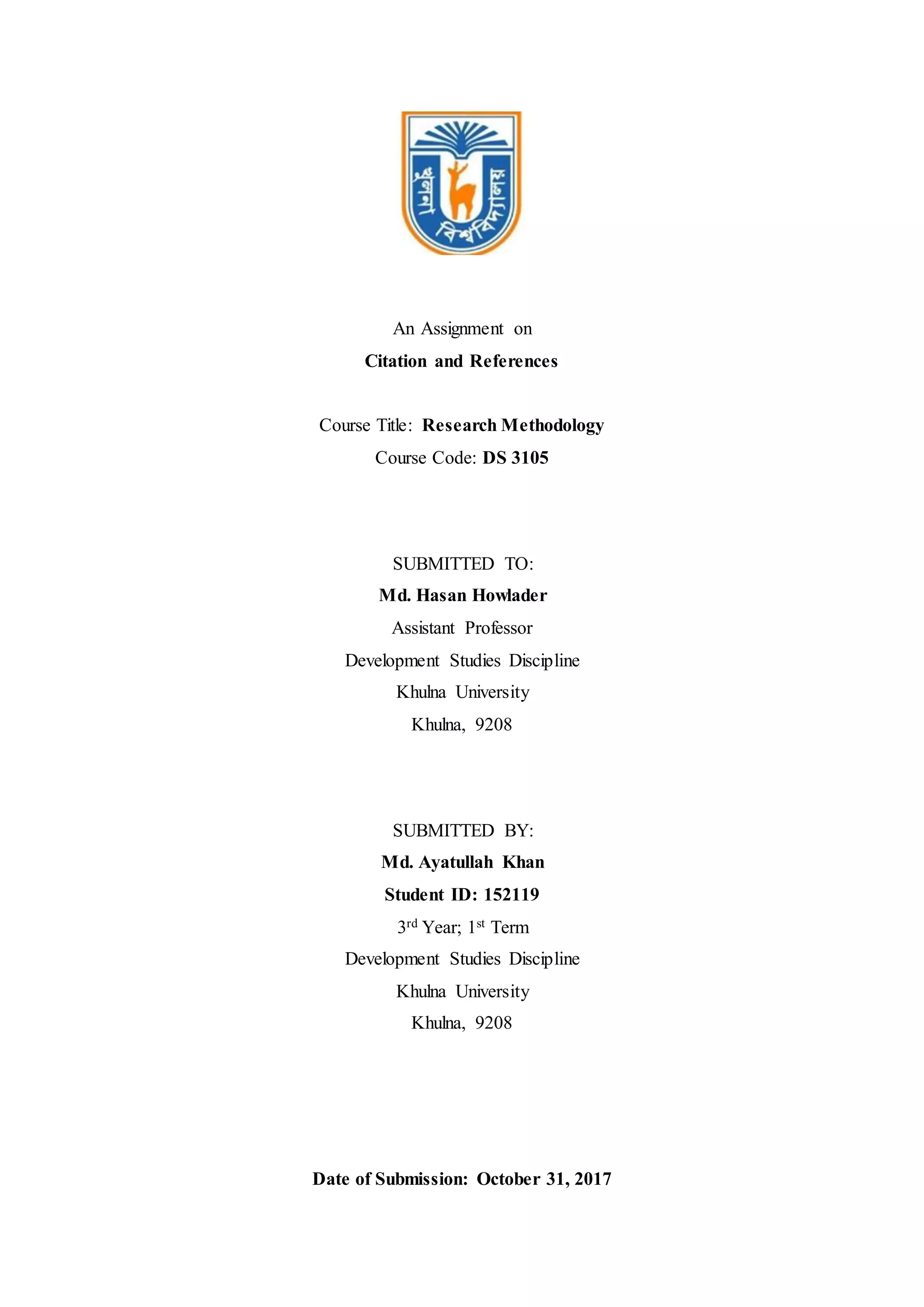 Citation and references | DOCX