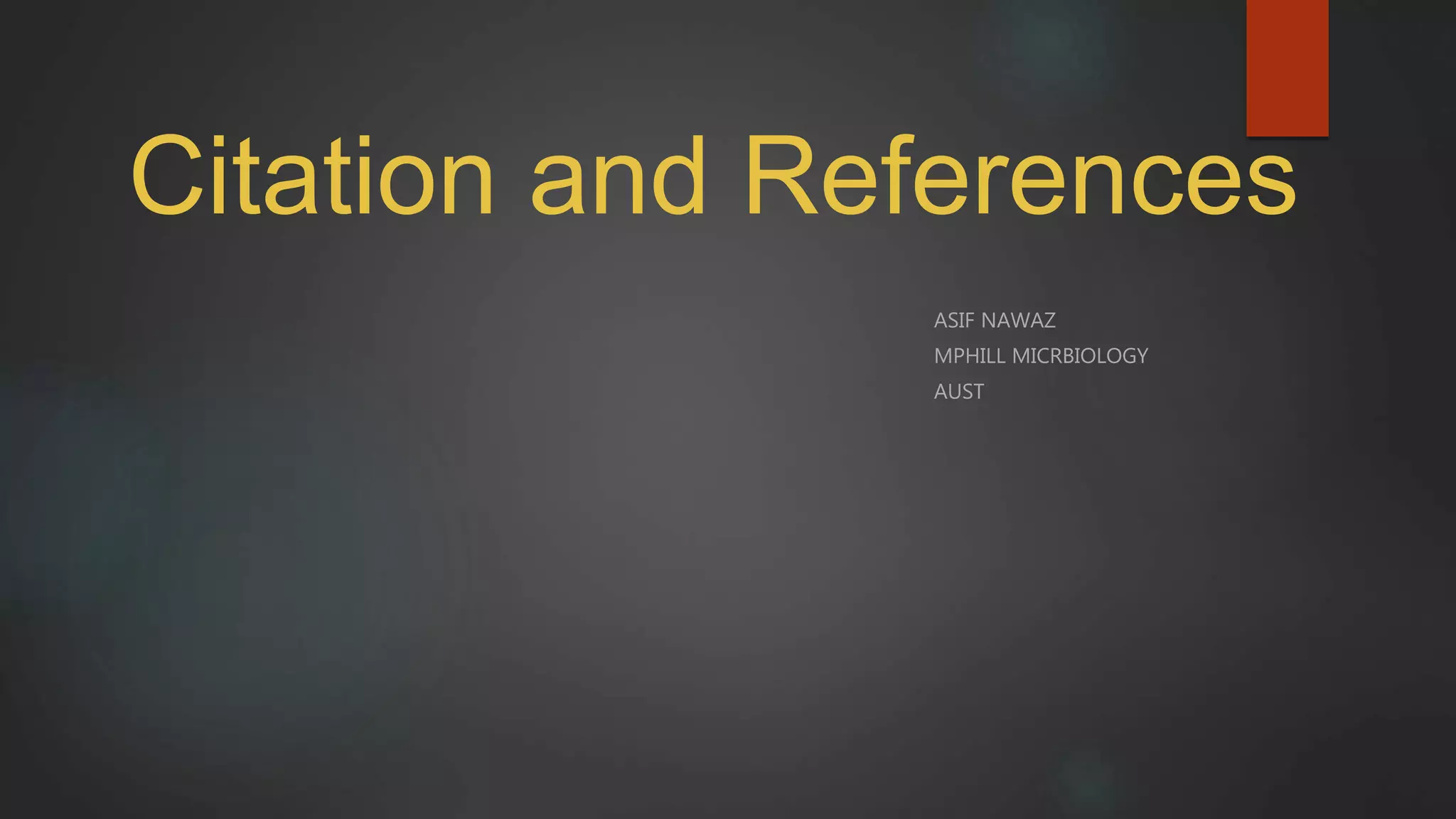 Citation and references | PPT
