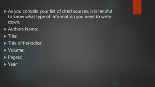 Citation and references | PPT