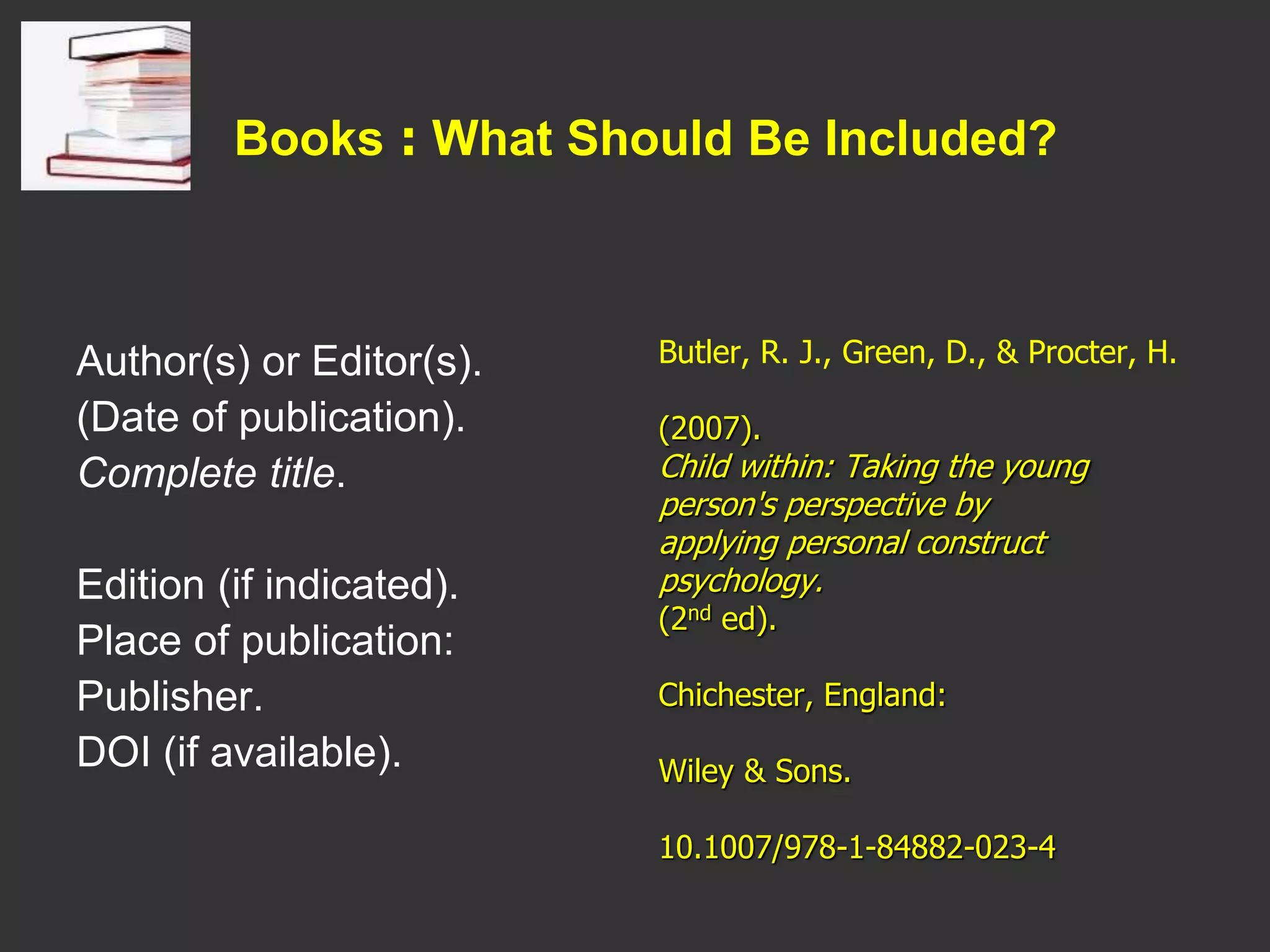 Citation and referencing in research work | PPSX