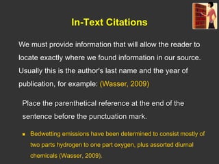 Citation and referencing in research work | PPSX