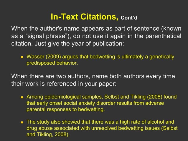 Citation and referencing in research work | PPSX | Science