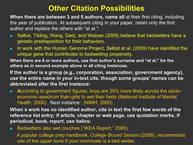 Citation and referencing in research work | PPSX | Science