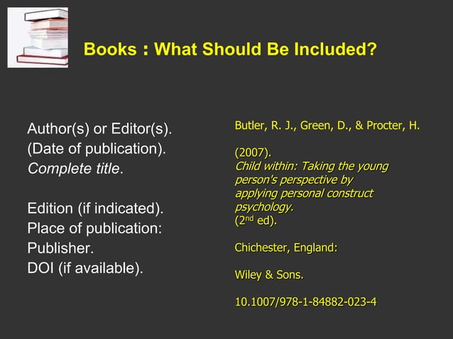 Citation and referencing in research work | PPSX | Science