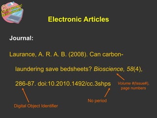 Citation and referencing in research work | PPSX