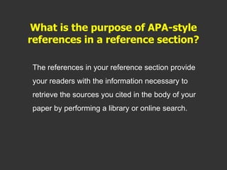 Citation and referencing in research work | PPSX