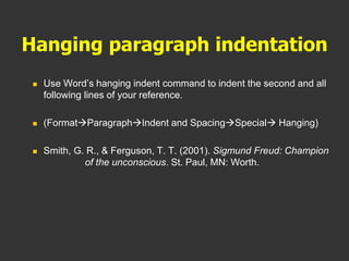 Citation and referencing in research work | PPSX
