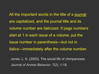 Citation and referencing in research work | PPSX