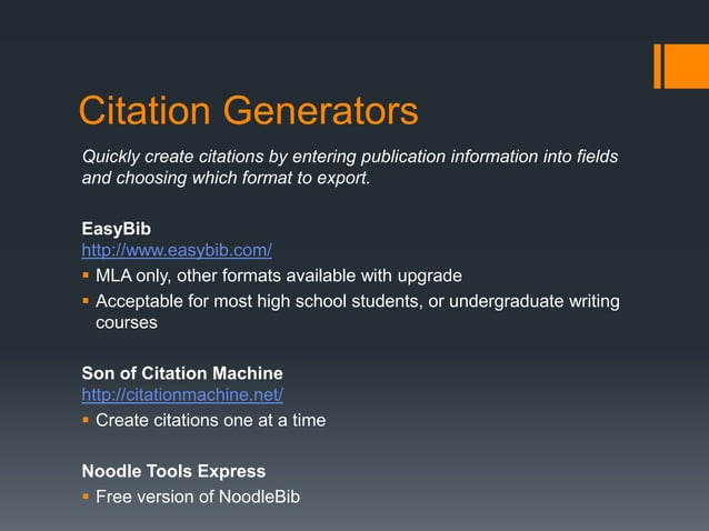 Citation and Research Software | PPT
