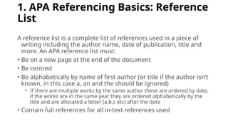 citation APA and academic writing style based on APA system citation | PPTX
