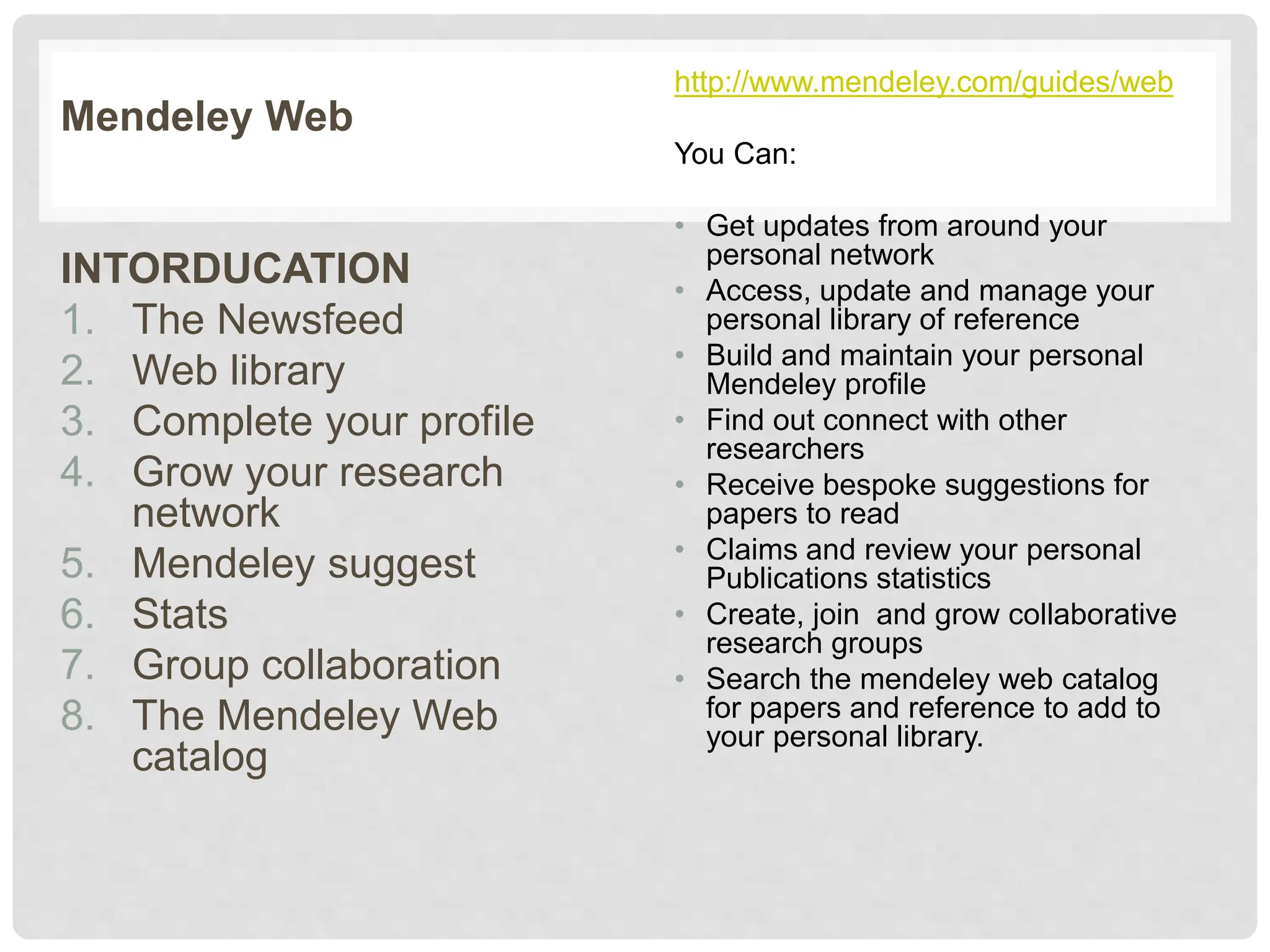 Citation management | PPTX