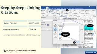 Citation Bookmarking In Text Citations to References in MS Word.pptx