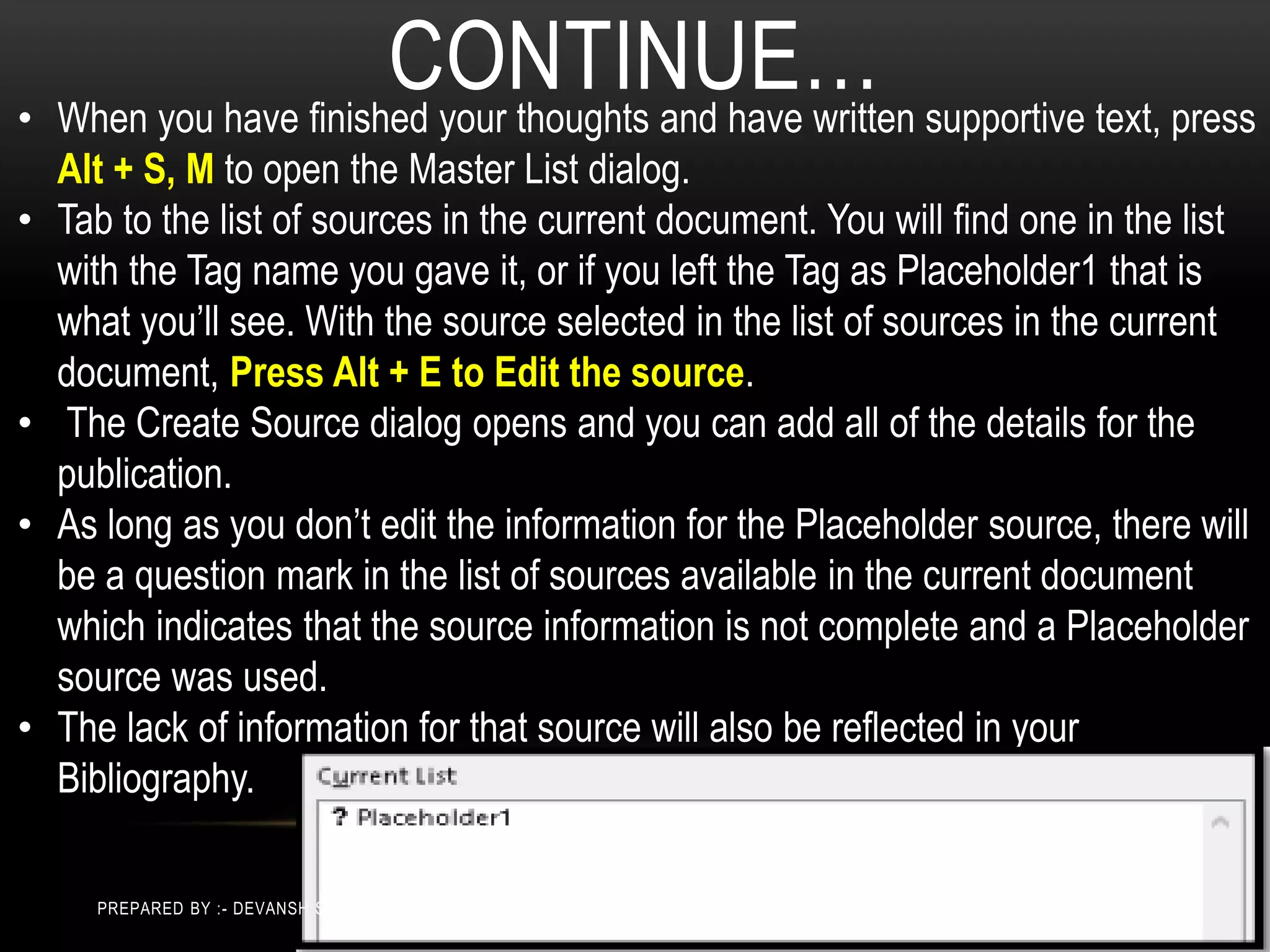 Citation , Caption and Bibliography in MS word.pptx