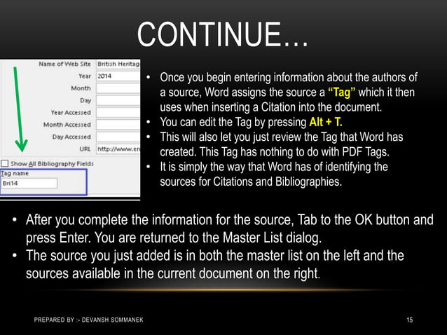 Citation , Caption and Bibliography in MS word.pptx