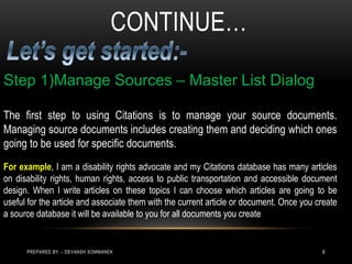Citation , Caption and Bibliography in MS word.pptx